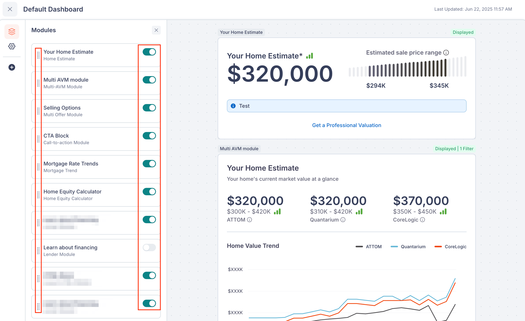 How to customize Contact Dashboards